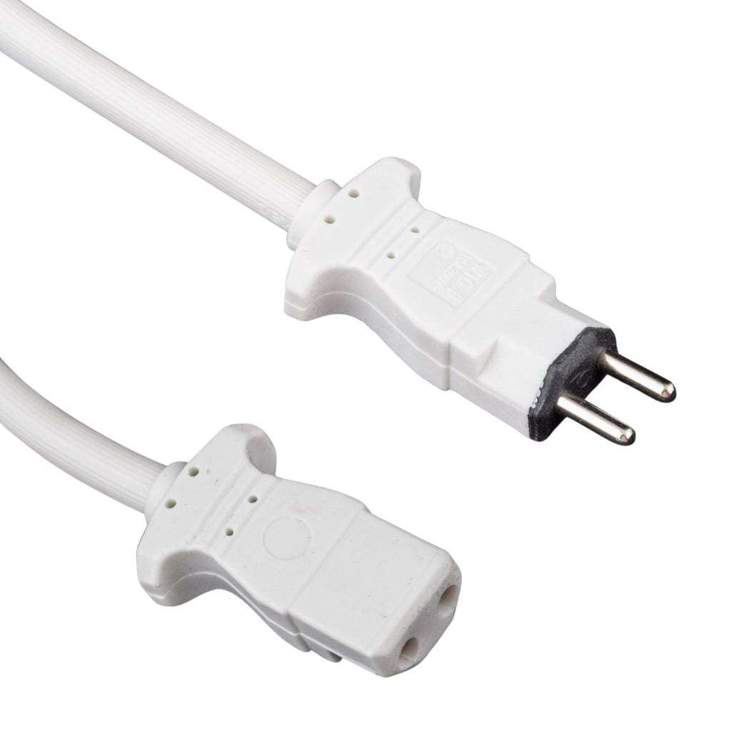 Cord - Generic 16 inch Male/Female - White – Vacuum Wholesalers